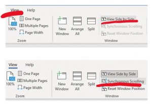 Synchronous Scrolling in Microsoft Word – Dolmetscher-wissen-alles.de