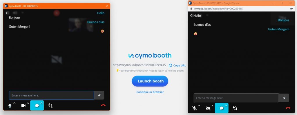 Cymo booth – great, easy-to-use private booth channel for interpreters on Zoom – Dolmetscher ...